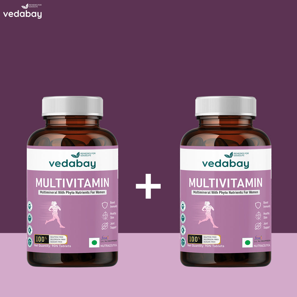 Multivitamin for Women with Vitamin A, B, C, D, E, K, Calcium, Zinc, I ...